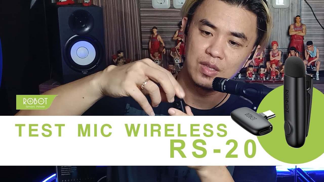 #techreview Test Microphone Wireless dari ROBOT RS20 - YouTube