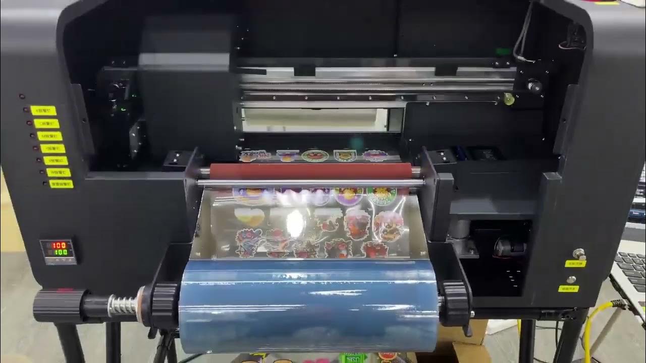 KALOS A3 UV DTF PRINTER i3200 HD printhead - YouTube