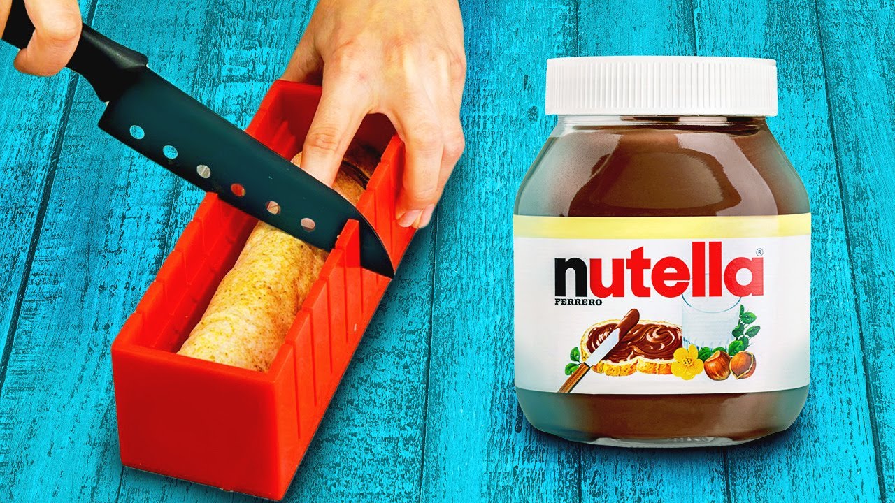 20 NUTELLA HACKS FOR YOUR INNER CHOCOHOLIC - YouTube