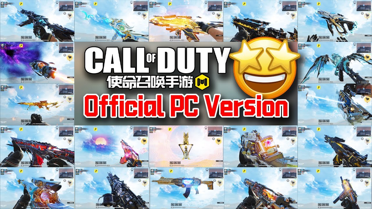 COD Mobile Chinese Official PC Version Looks INSANE! ｜ALL 19 MYTHIC ...