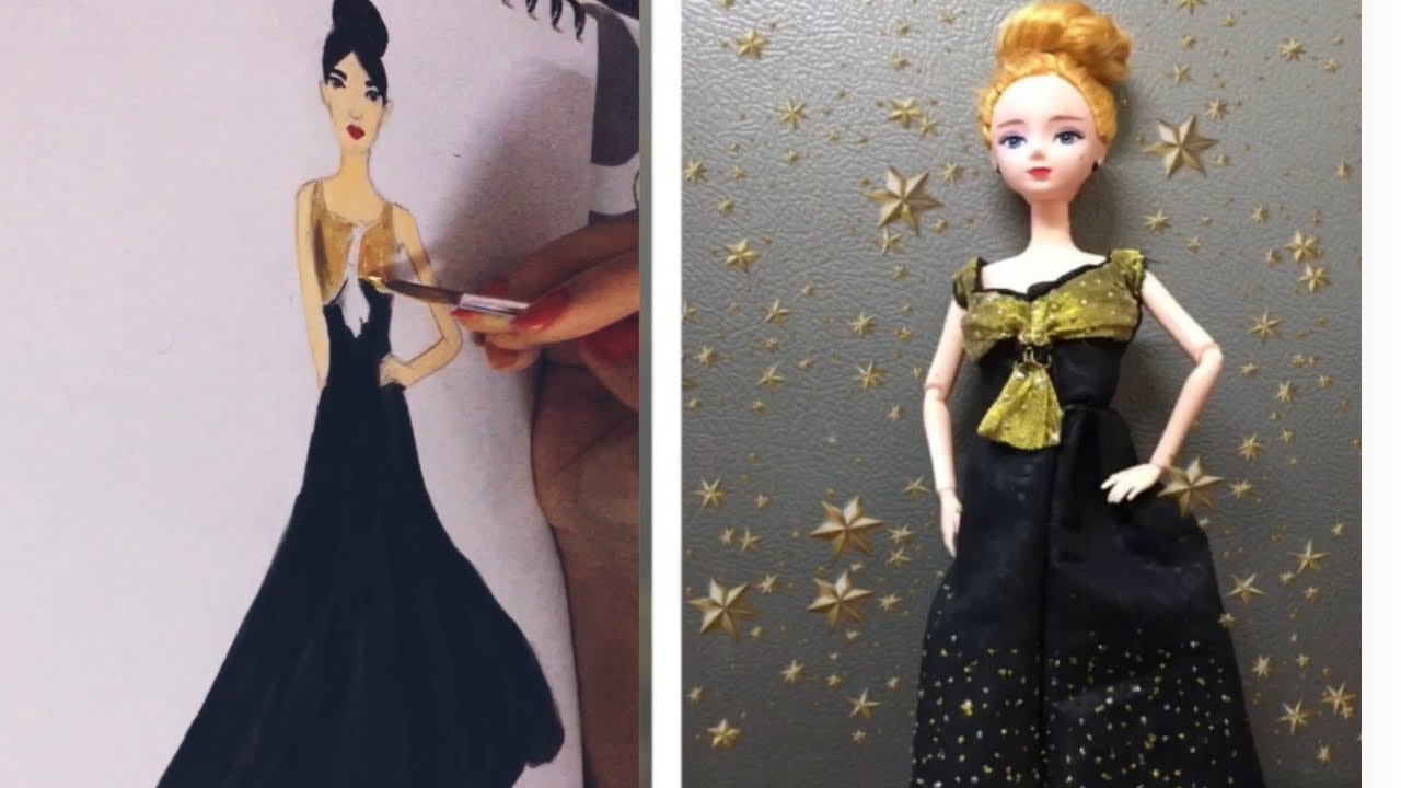 Designing and making a Gown - YouTube