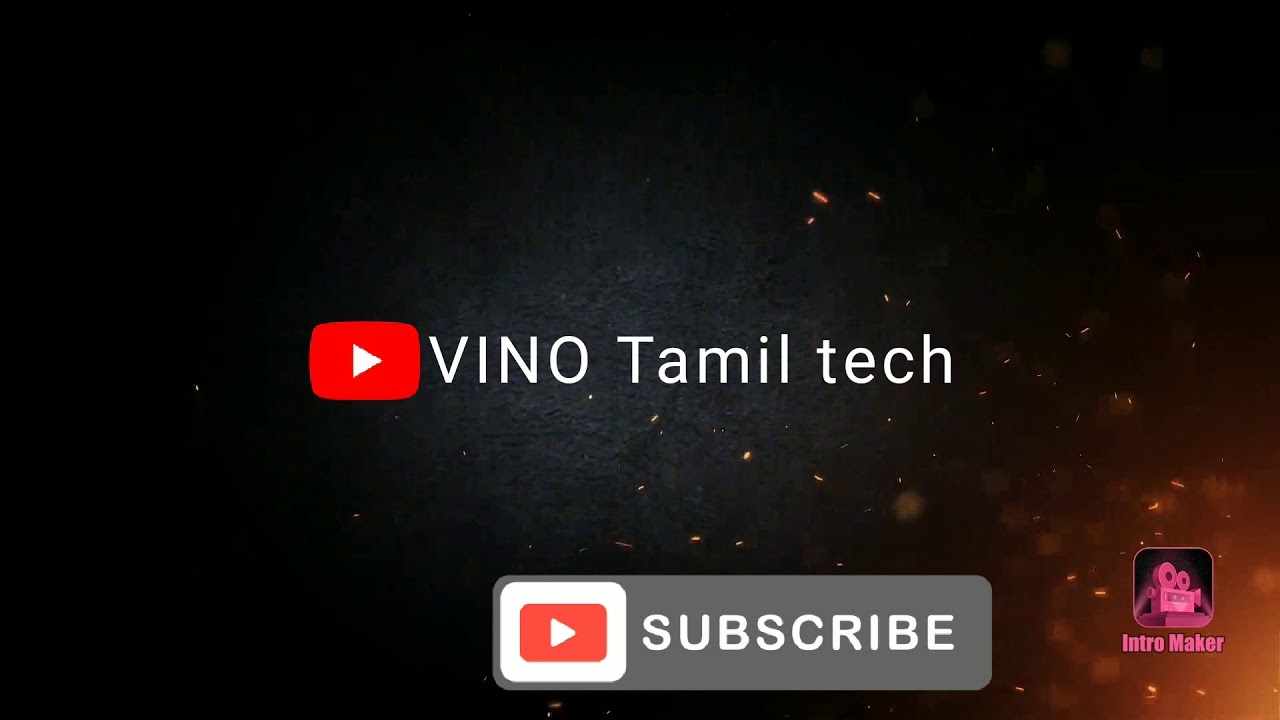 Vino tamil tech channel intro - YouTube