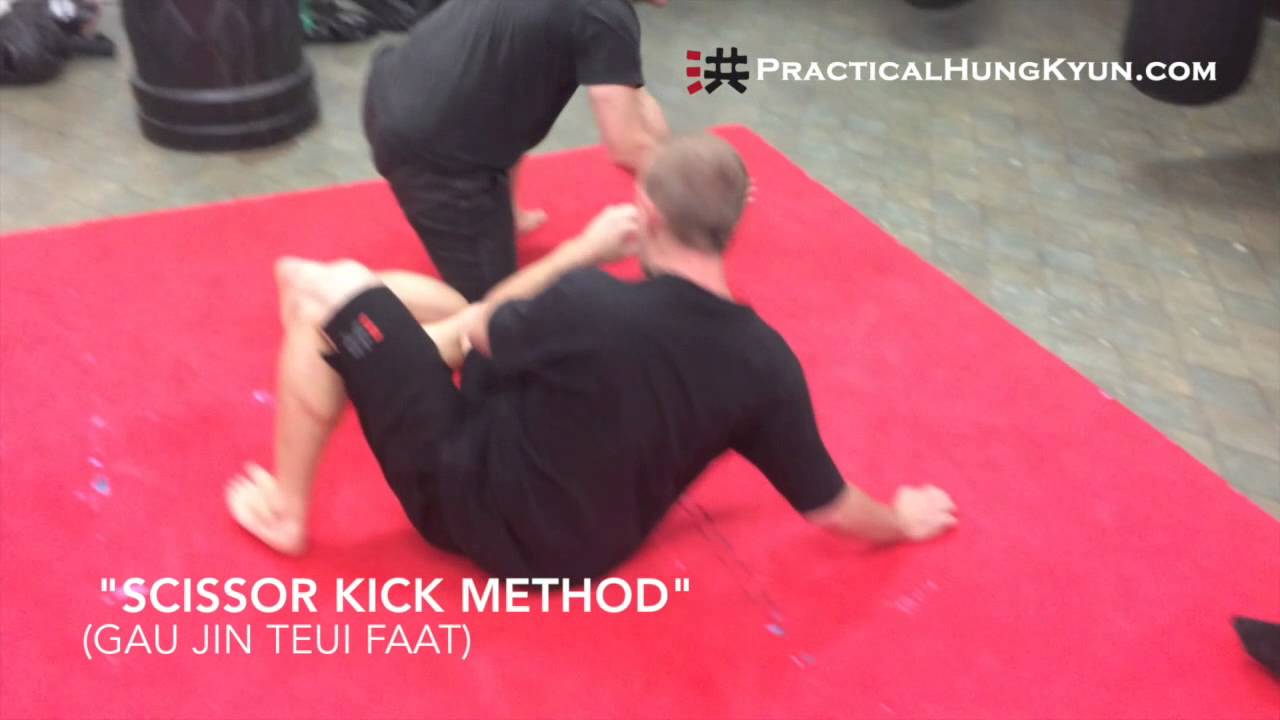 Practical Hung Kyun Drills: "Scissor Kick Method" - YouTube