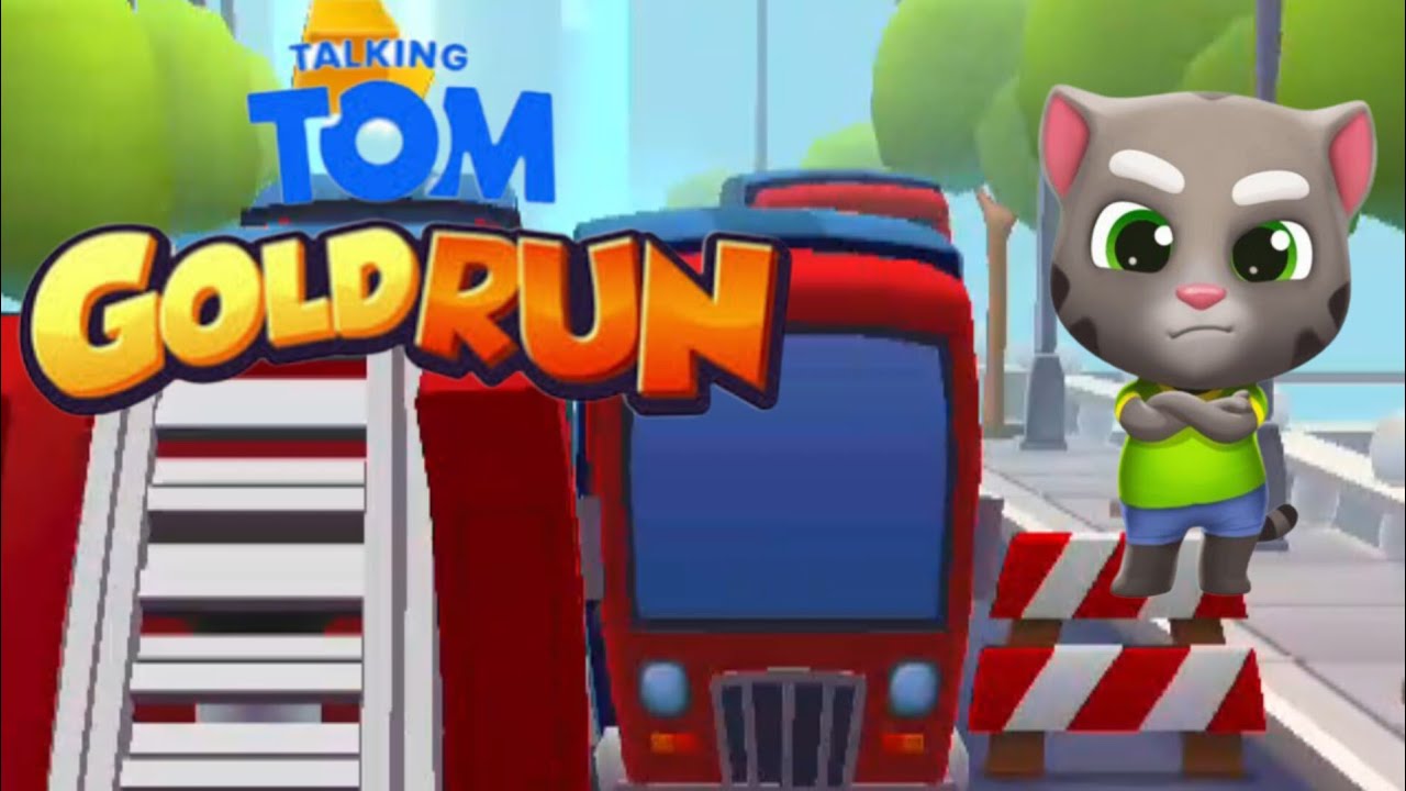Talking Tom gold run talking Tom running in Toms world - YouTube