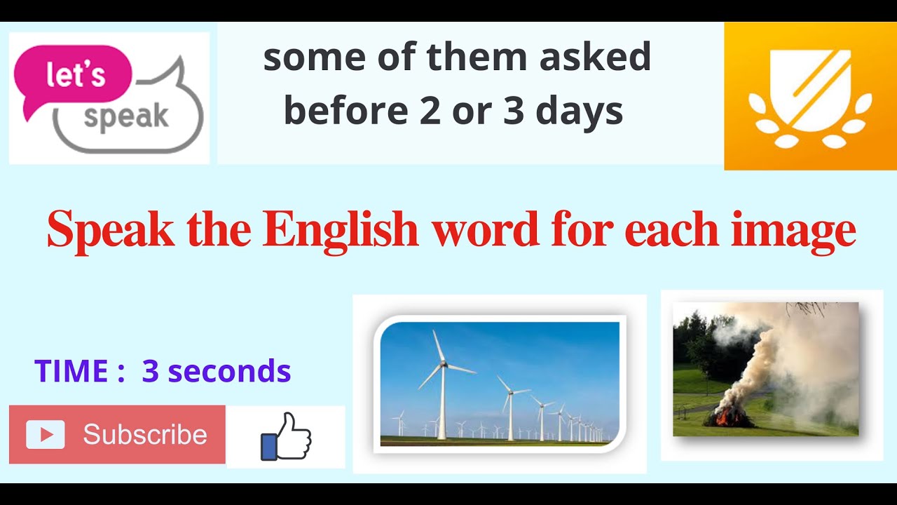 Duolingo Speaking ||Speak the English word for each Image || for 3 ...