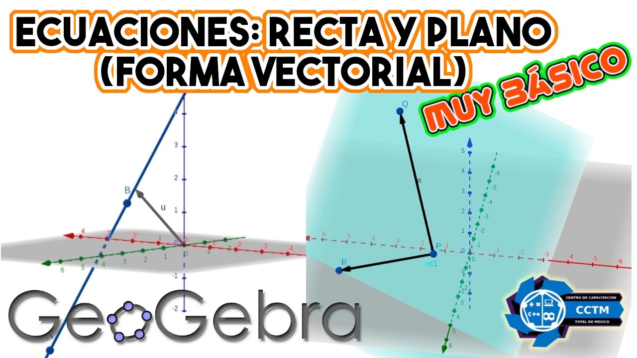 ↗️ ¿Cómo graficar las ecuaciones de la recta y el plano en su forma ...