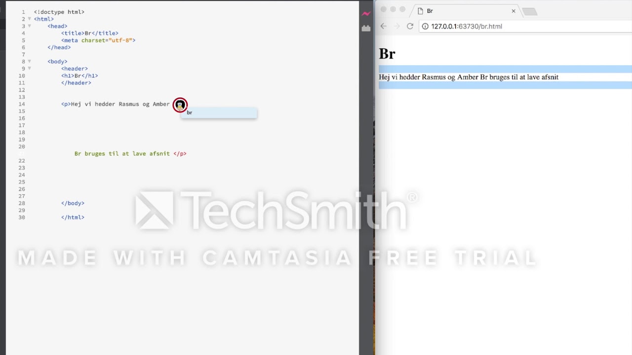 br html-tag - YouTube