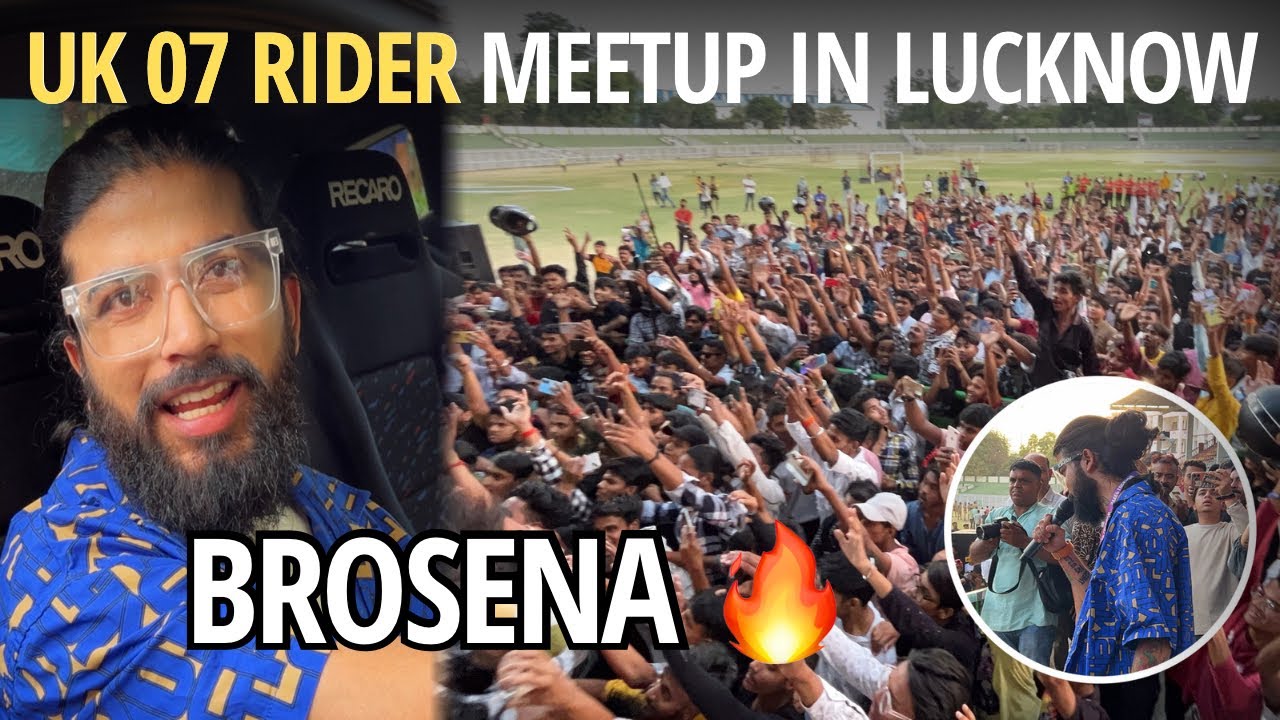TheUK07Rider MEETUP IN LUCKNOW || Babu Bhaiyya Meetup Lucknow | Anurag ...