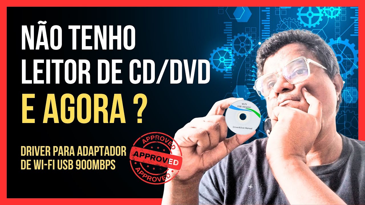 Como instalar o Driver para adaptador de Wi-Fi USB 900mbps sem o LEITOR DE DVD LV-UW06 - YouTube