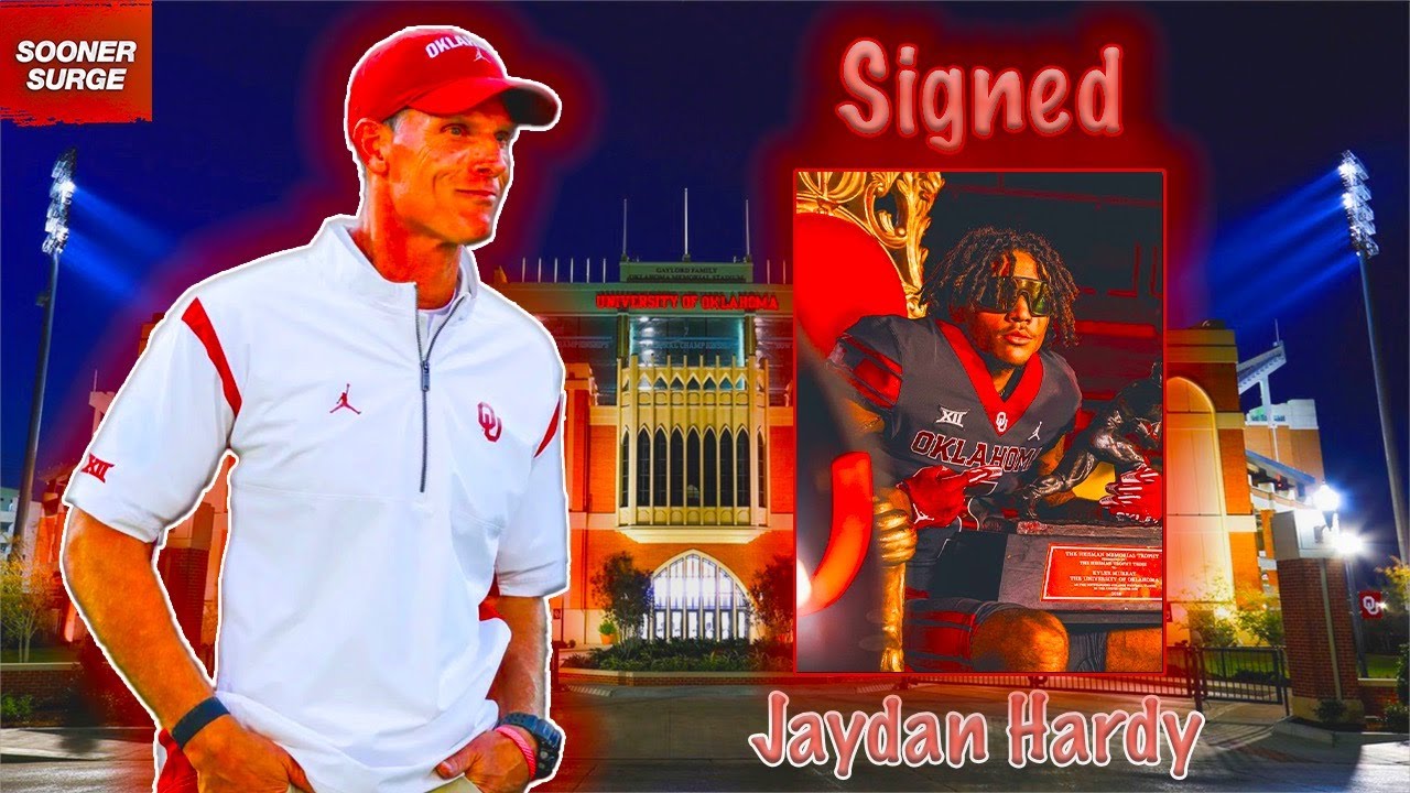 OU Football: Jaydan Hardy puts ink to the paper for the Sooners - YouTube