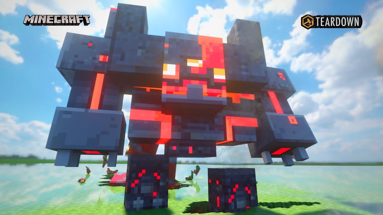 Redstone Monstrosity from Minecraft in Teardown - YouTube