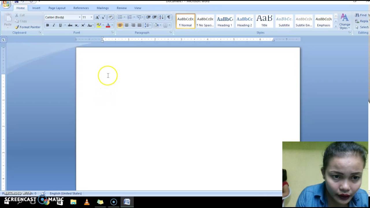 MS Word Video Tutorial - YouTube