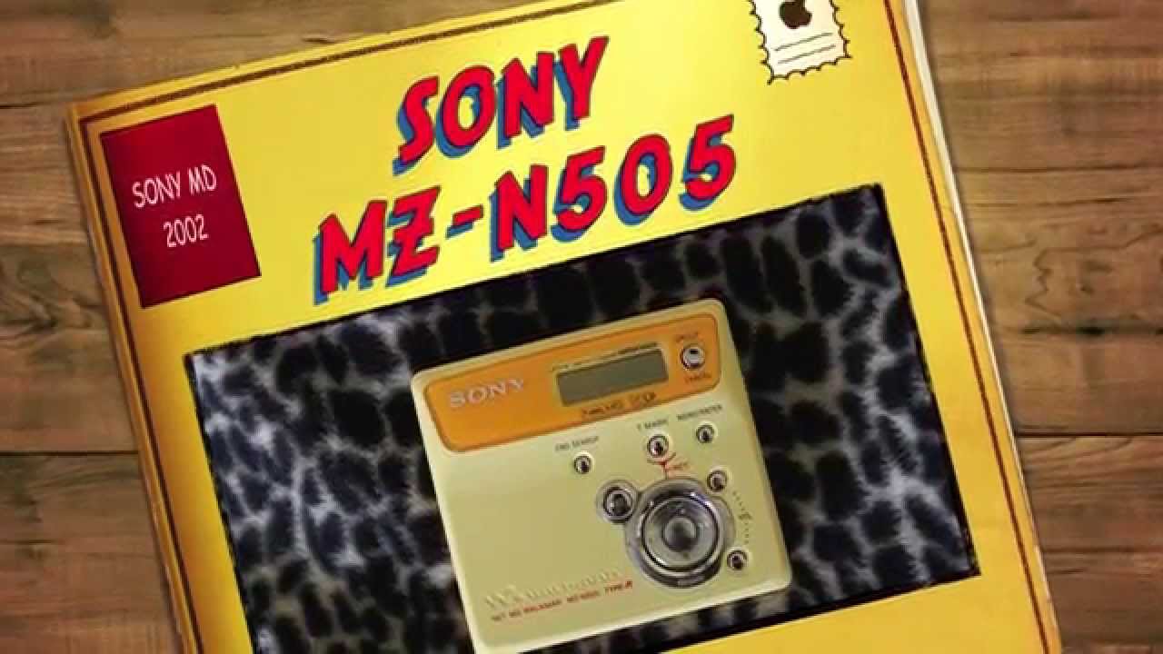 SONY MZ-N505 MINI DISC RECORDER - YouTube