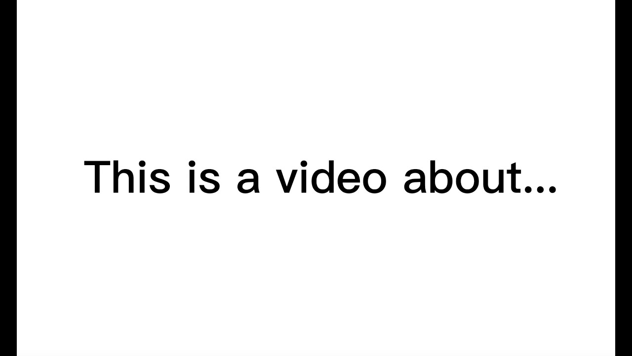 This video is about... - YouTube