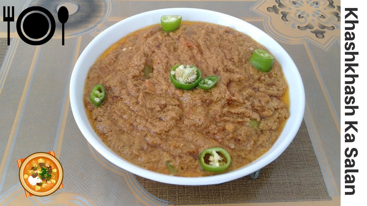Khashkhash Ka Salan | Poppy Seeds Recipe By Cooking With Habiba - YouTube