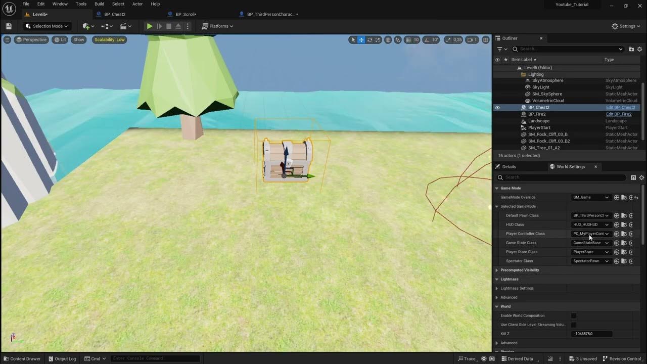 Ue5 Tutorial 38 Game Dev Pickup Overlap Youtube