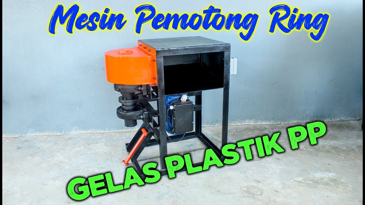 Mesin pemotong ring gelas plastik I Mesin pemotong ring PP gelas Aqua I ...