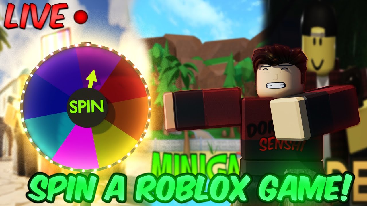🔴 Playing Roblox with VIEWERS! - Spinning Wheel Roblox Game🔴 - YouTube