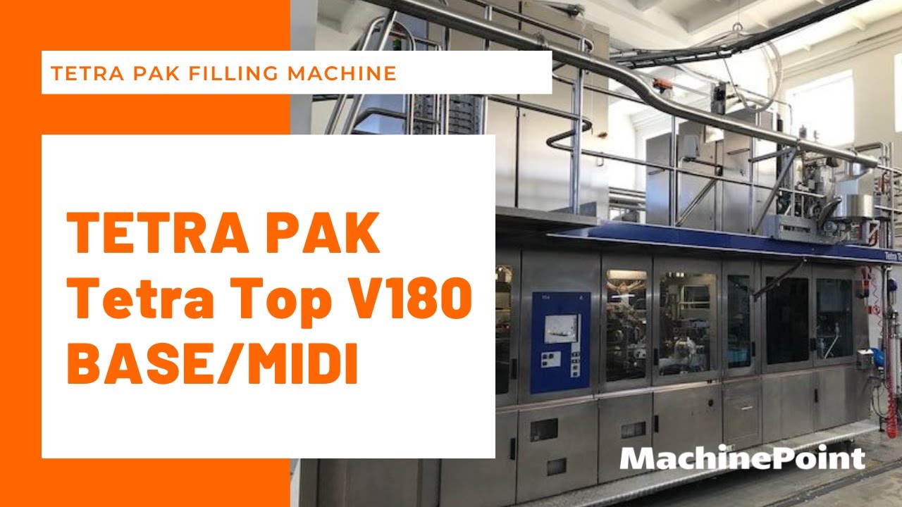 TETRA PAK Tetra Top V180 BASE/MIDI Tetra Pak filling machine | TETRA ...