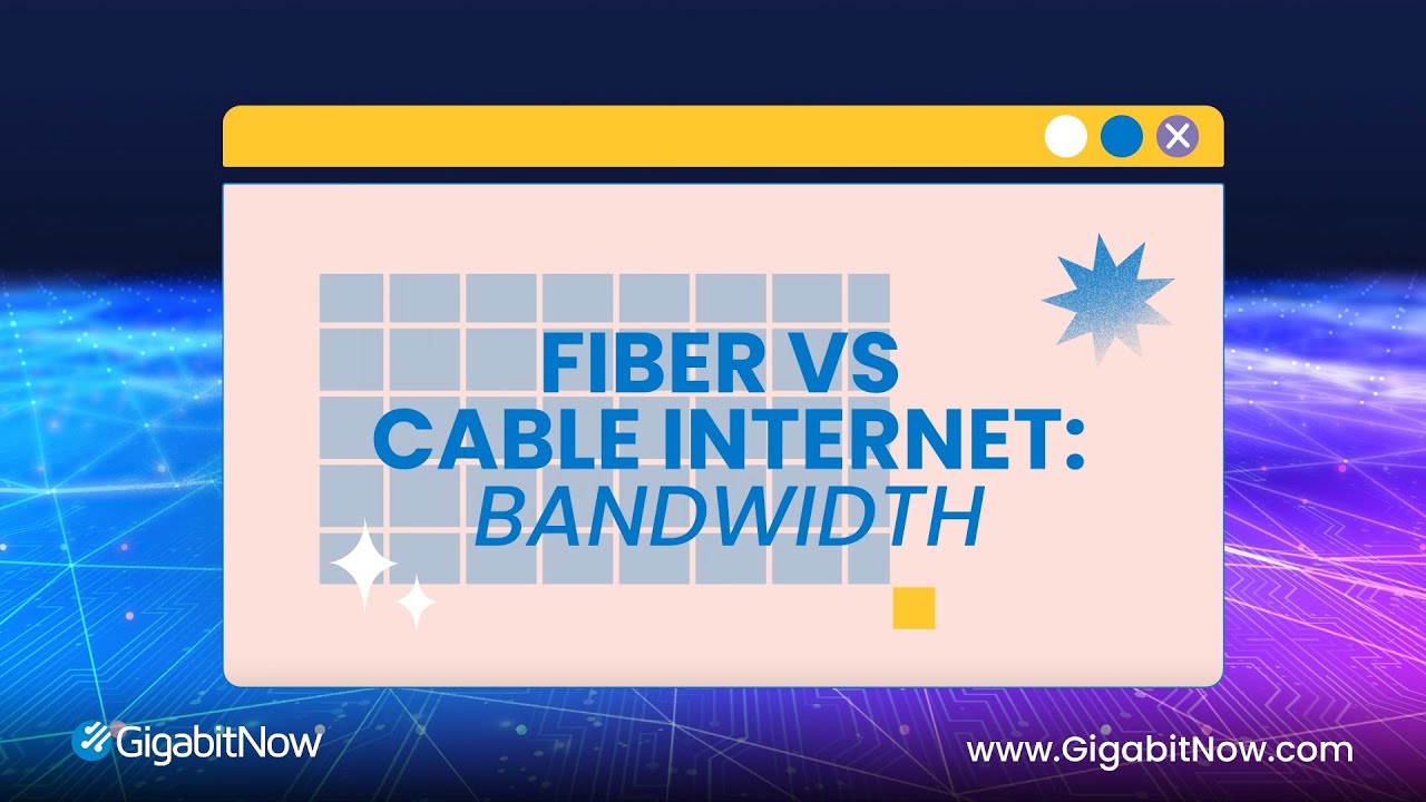 Fiber vs Cable Internet: Bandwidth | Fiber in a Minute - YouTube