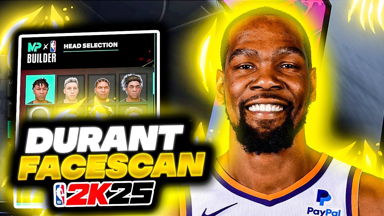 NBA 2k25 HOW TO LOOK LIKE KEVIN DURANT!! KD FACE SCAN/ FACE CREATION ...