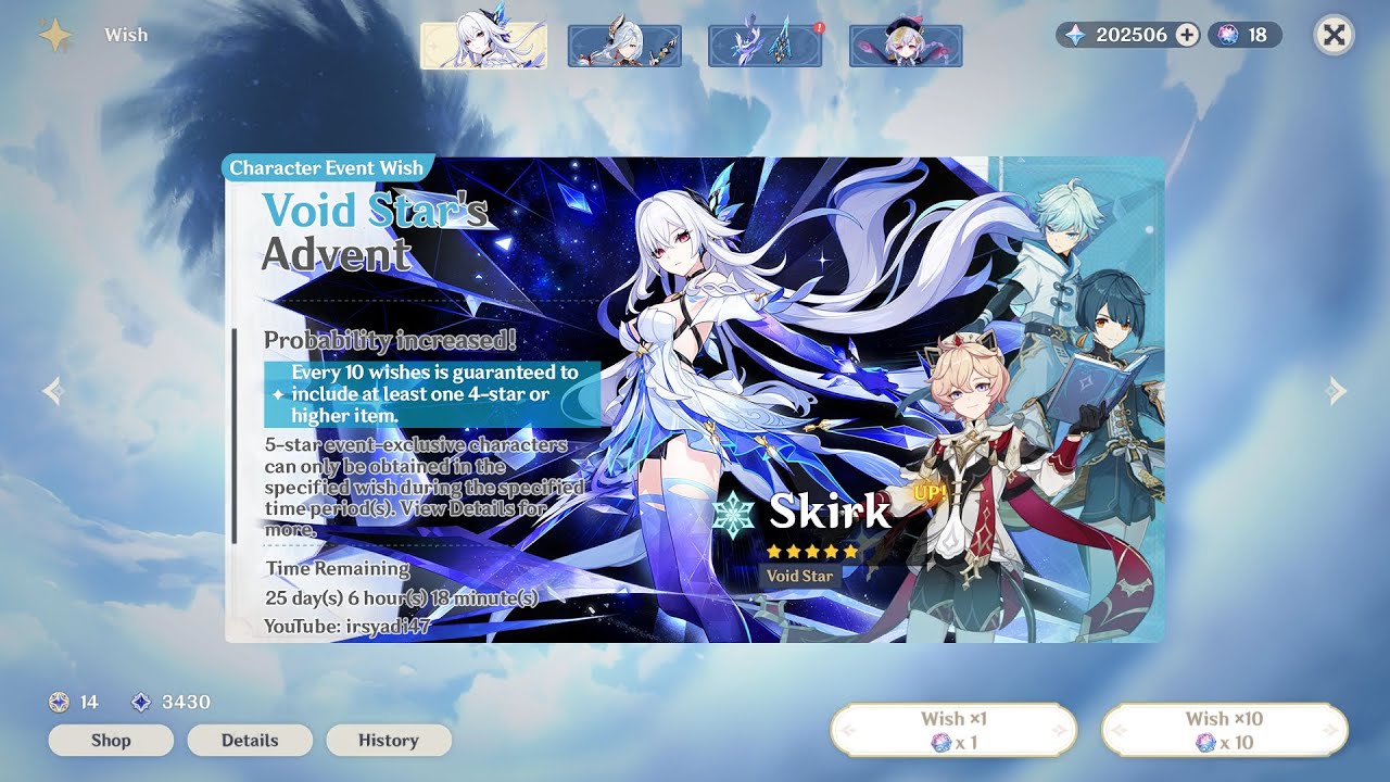 Someone Has Already Pull Skirk Banner Before Update | Genshin Impact ...