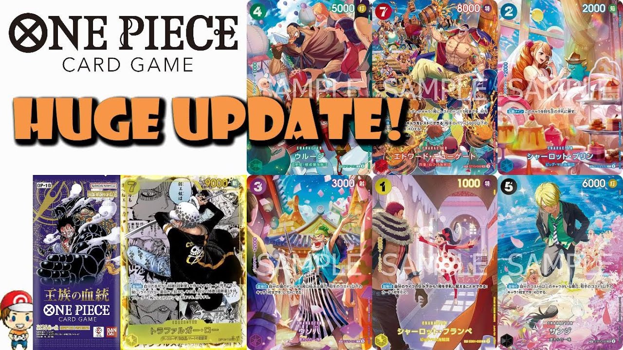 HUGE OP-10 Update! All Special Rares! Manga Rare Law Officially ...