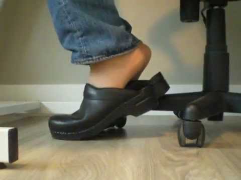 Request: Clogs, jeans and pantyhose - YouTube