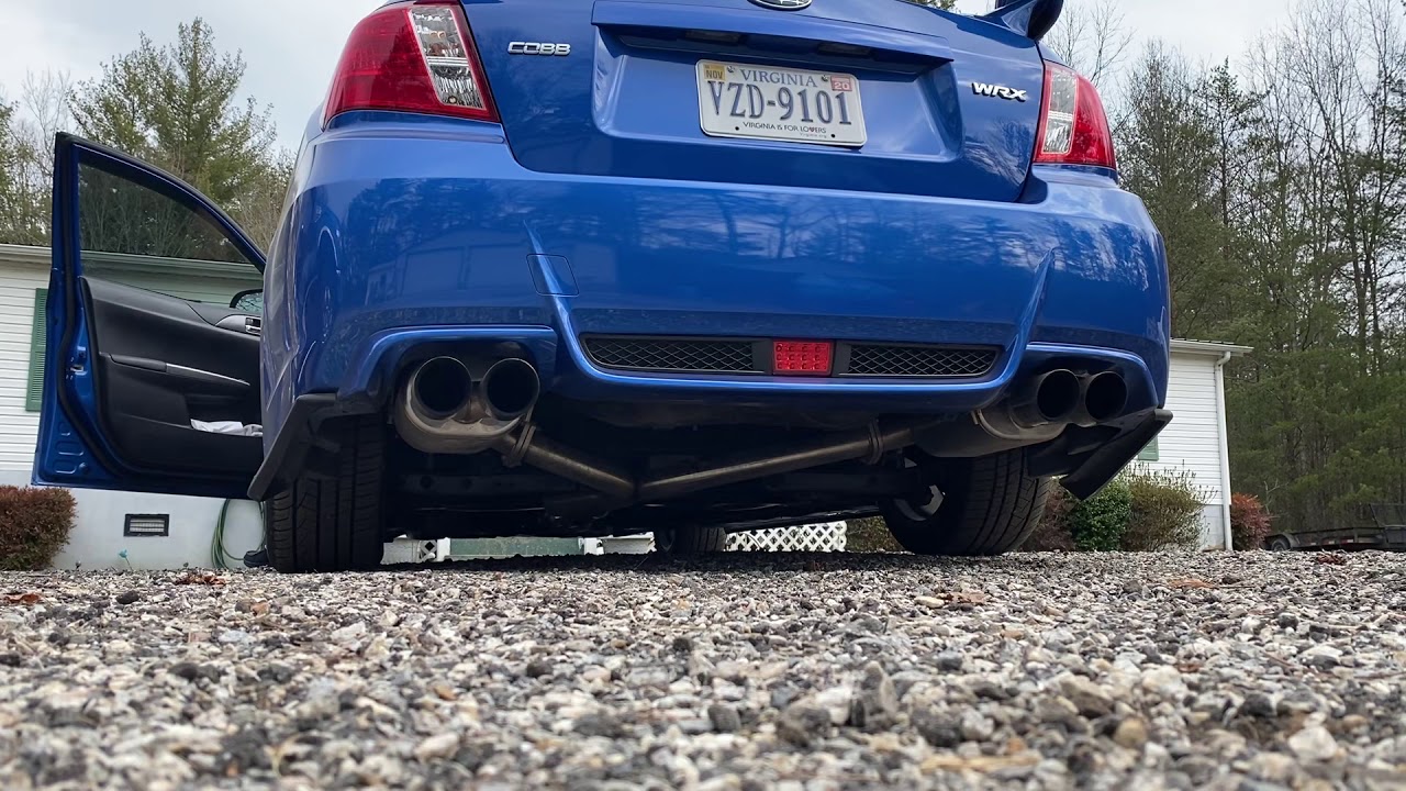 2013 WRX Stage 3 Cobb Cold Start 2 Step - YouTube