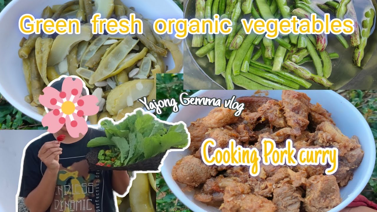 Authentic naga style pork curry recipe// my mom's Mini organic ...