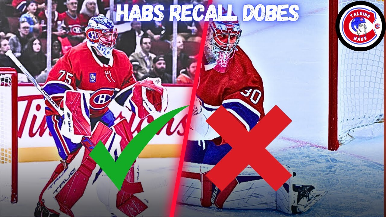 Goalie Jakub Dobes Recalled by Montreal -Talking Habs News - YouTube