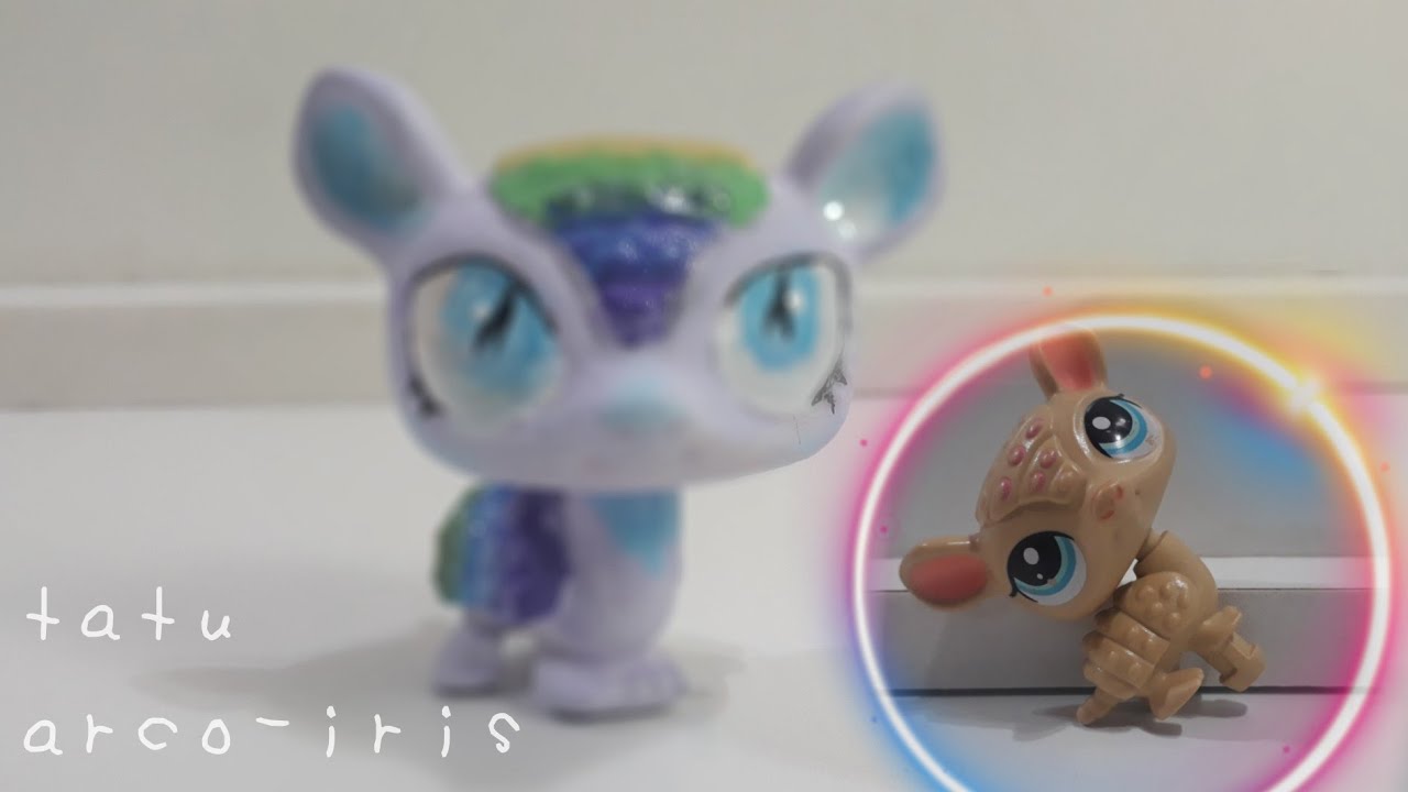 LPS CUSTOM: Speedpaint || Rainbow Armadillo - YouTube