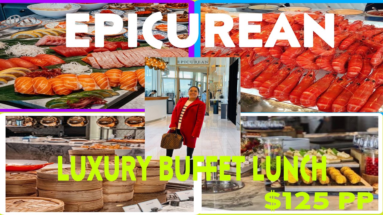 Epicurean buffet lunch! #epicurean #crowncasino #luxurybuffet - YouTube