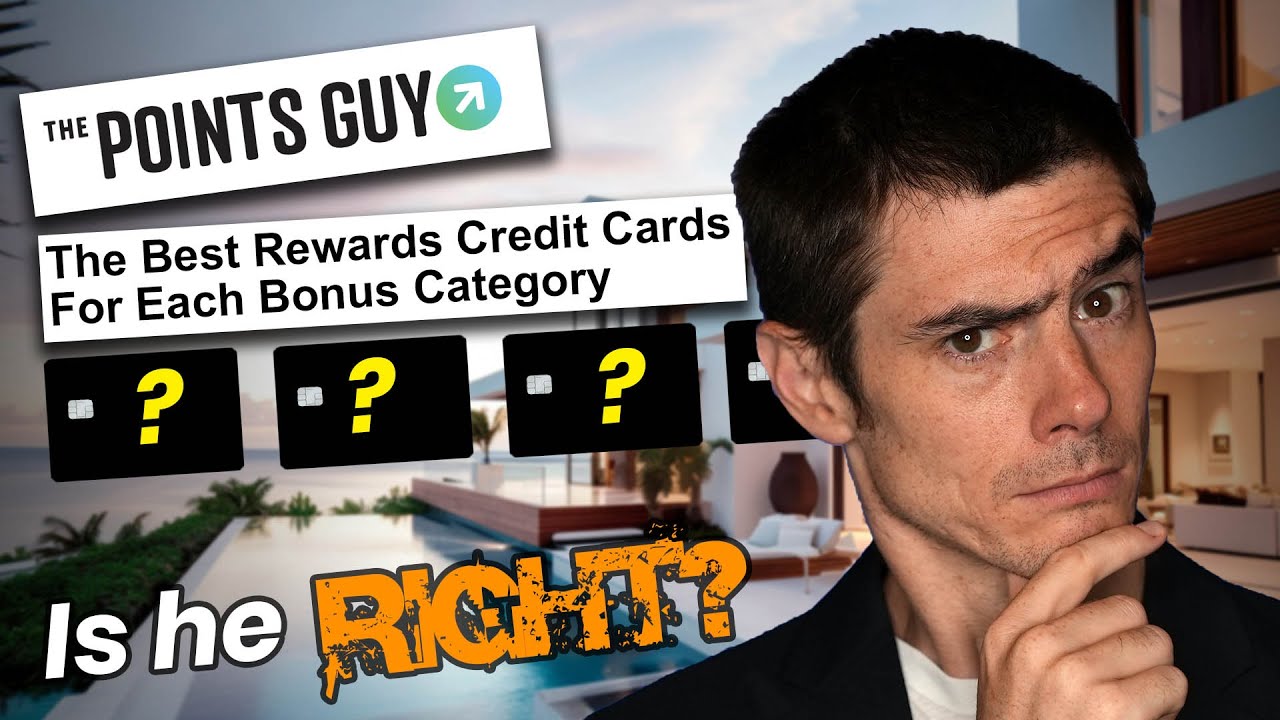 Best Rewards Credit Card For Each Category - Is the Points Guy RIGHT ...