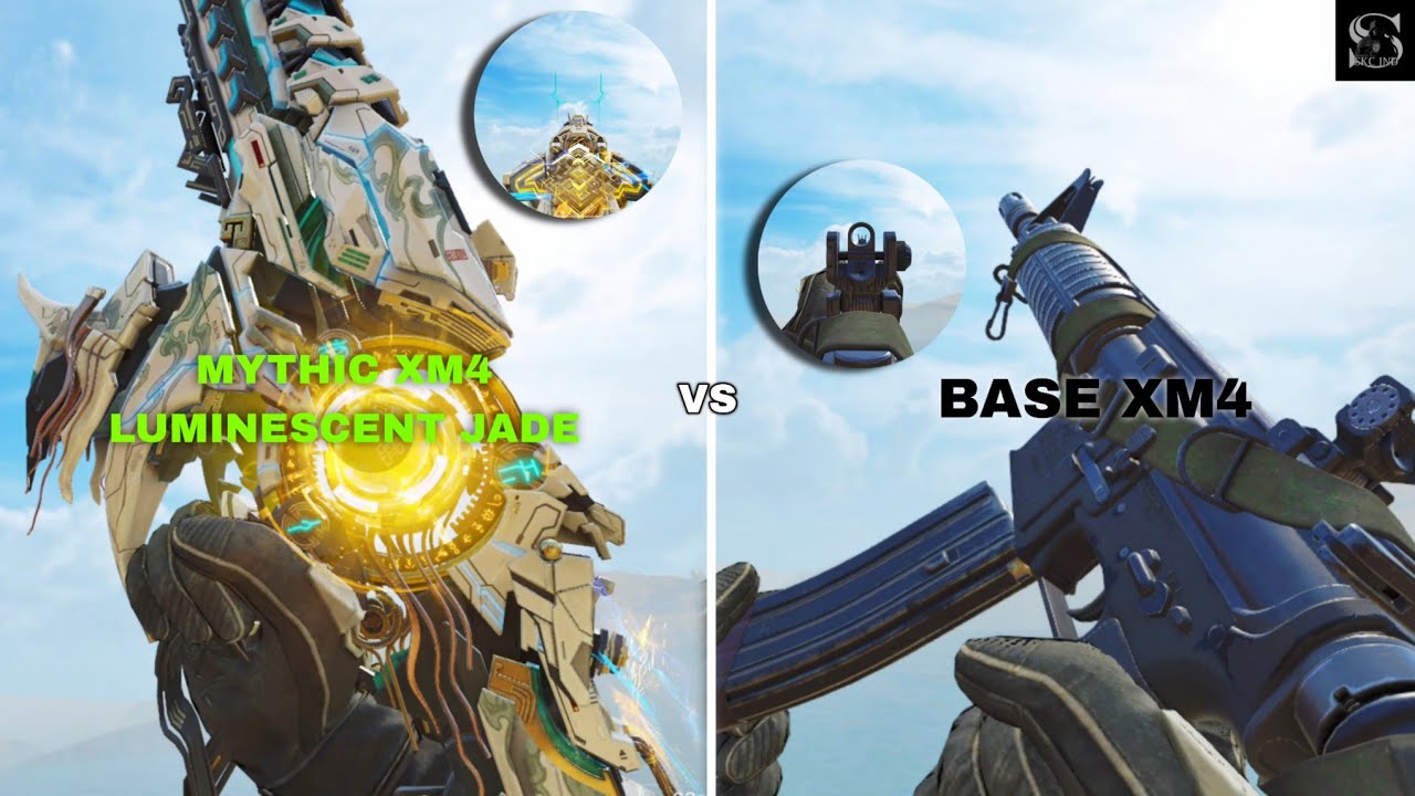 Mythic vs BASE XM4 CODM | Mythic XM4 - Luminescent Jade Inspection COD ...