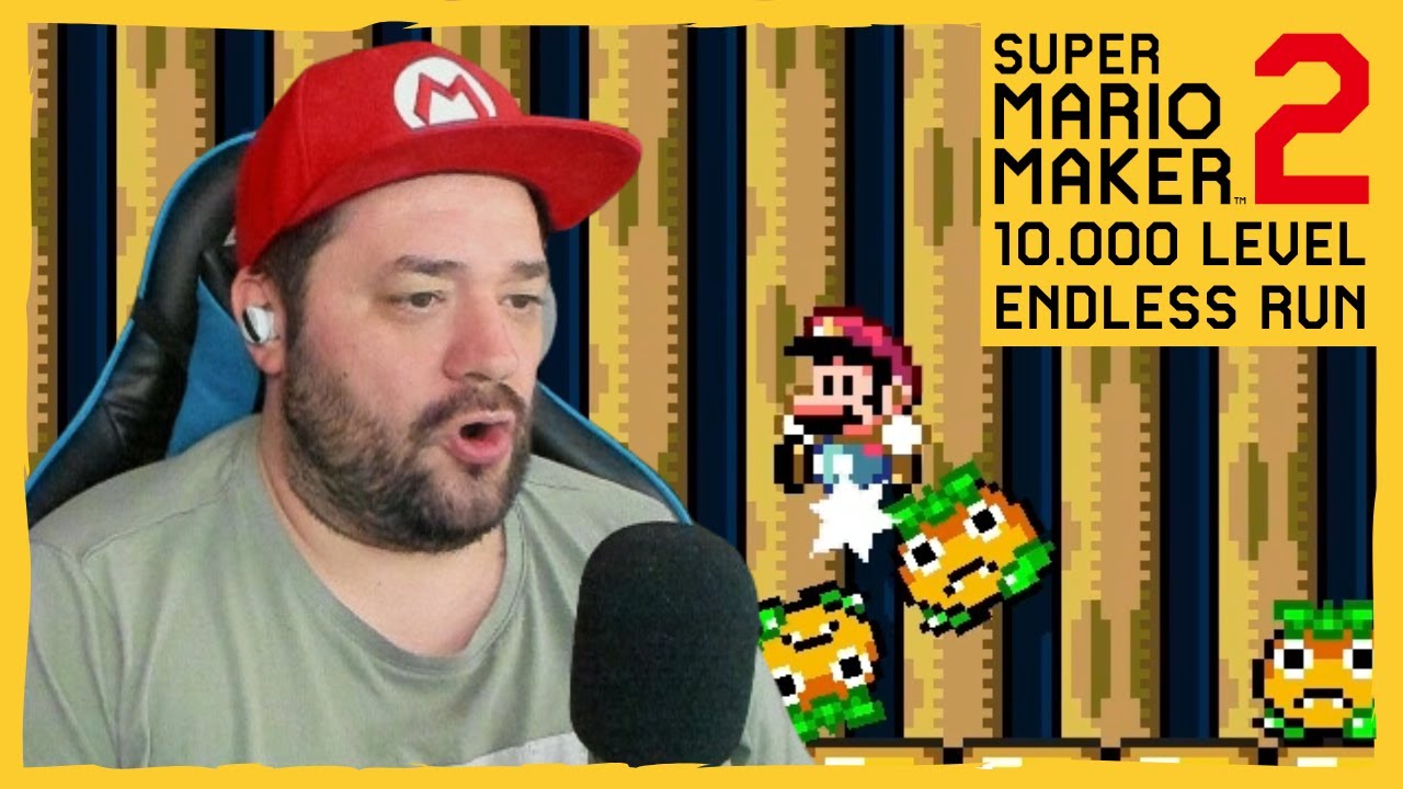 1281+ | 10K Endless RUN | 10000 Level Mario Maker 2 Challenge - YouTube