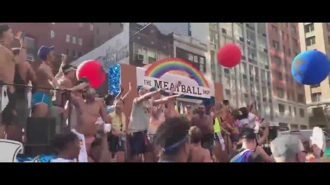 New York City celebrates pride at new Stonewall monument - YouTube