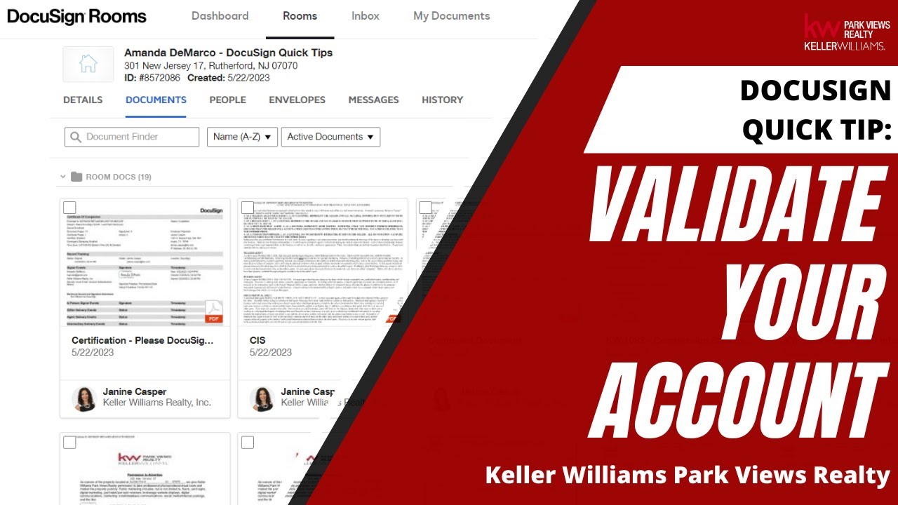 Validate Your DocuSign Account - YouTube