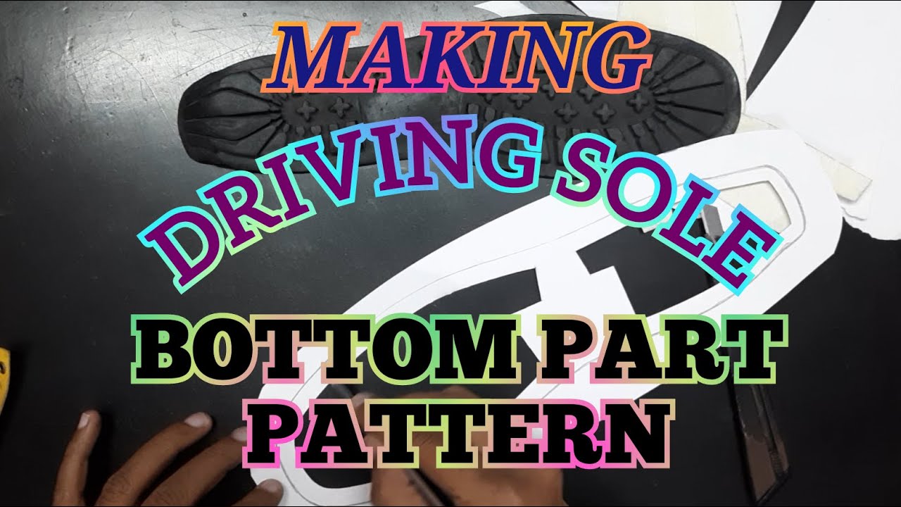 Learn shoe designing chapter -83(how to make drivingsole bottom profile ...