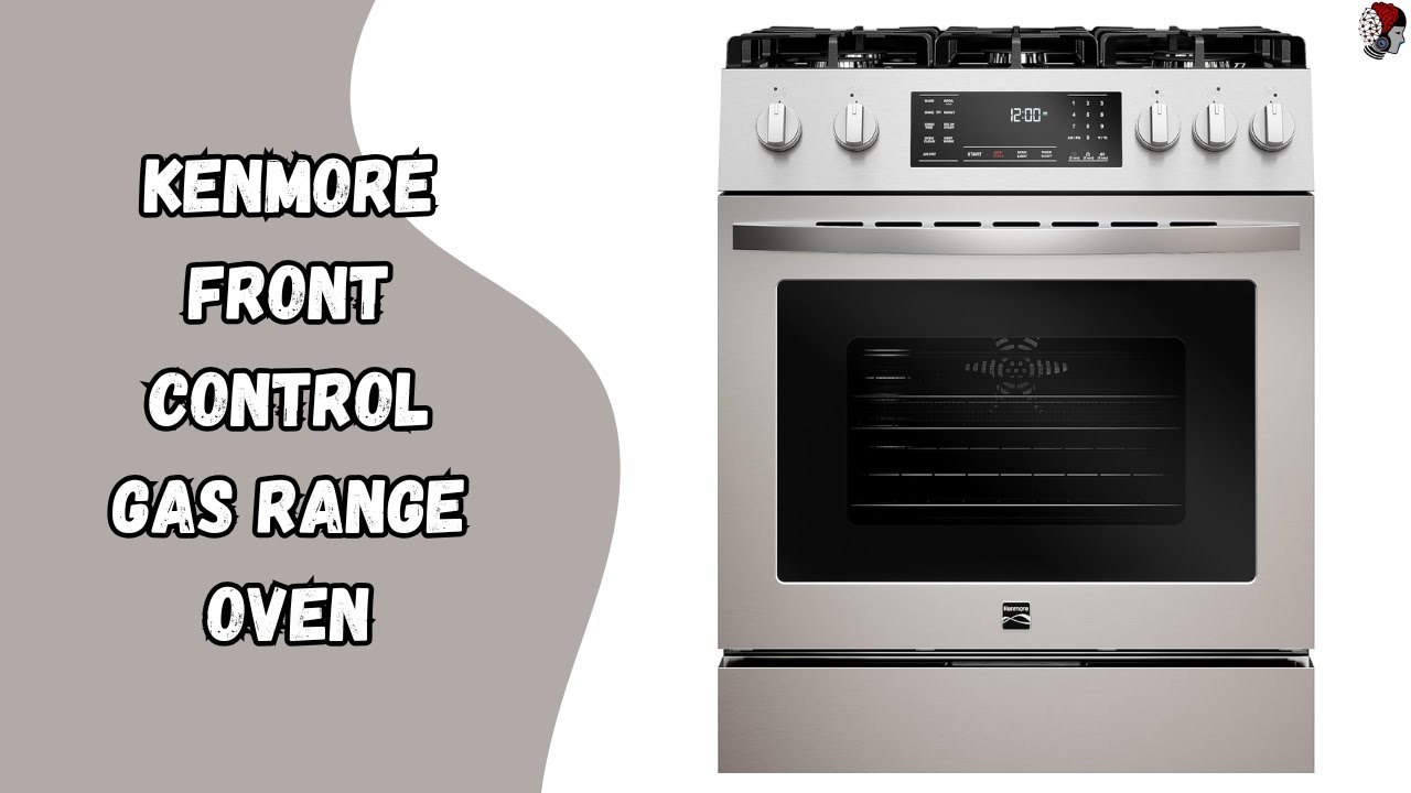 Kenmore Front Control Gas Range Oven with Air Frying Function - Full ...