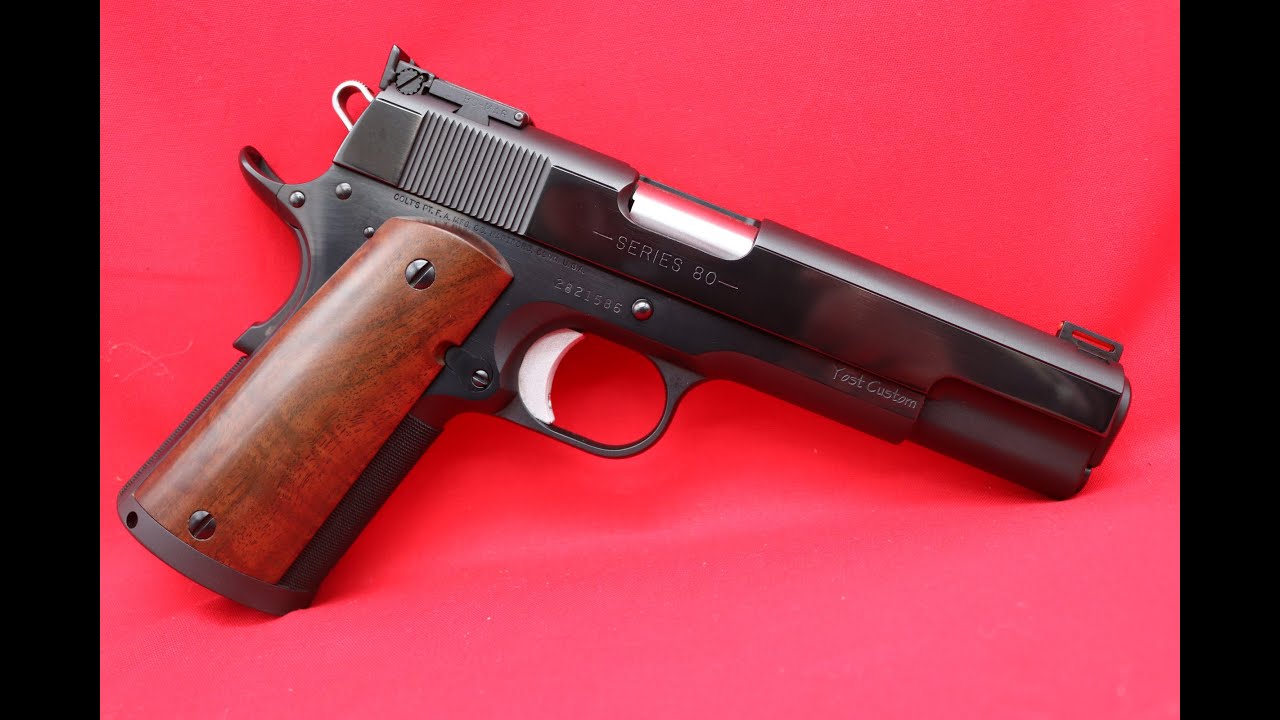 Ted Yost -- Full House Custom -- Colt 1911 38 Super Government Model ...