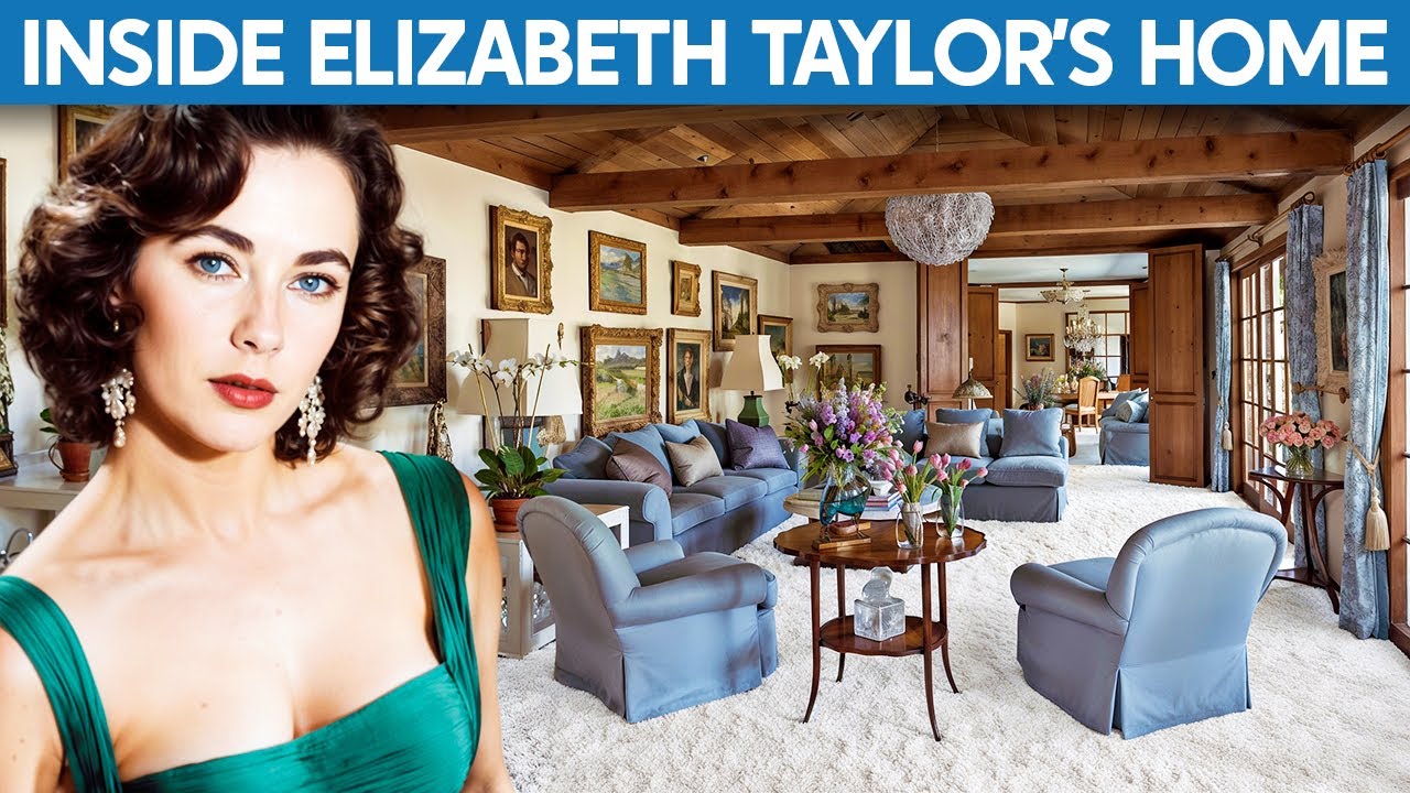 Inside Of Elizabeth Taylor's Bel Air Home - YouTube