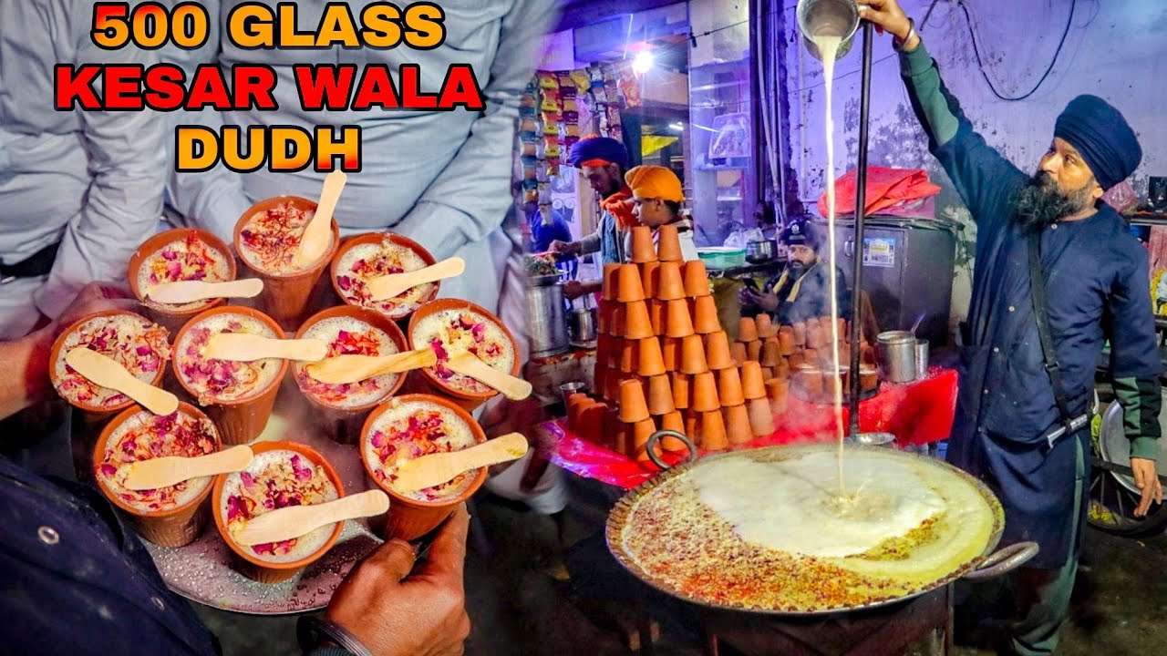 500 Glass kesar milk | ACTION WALA DUDH 😳 - YouTube
