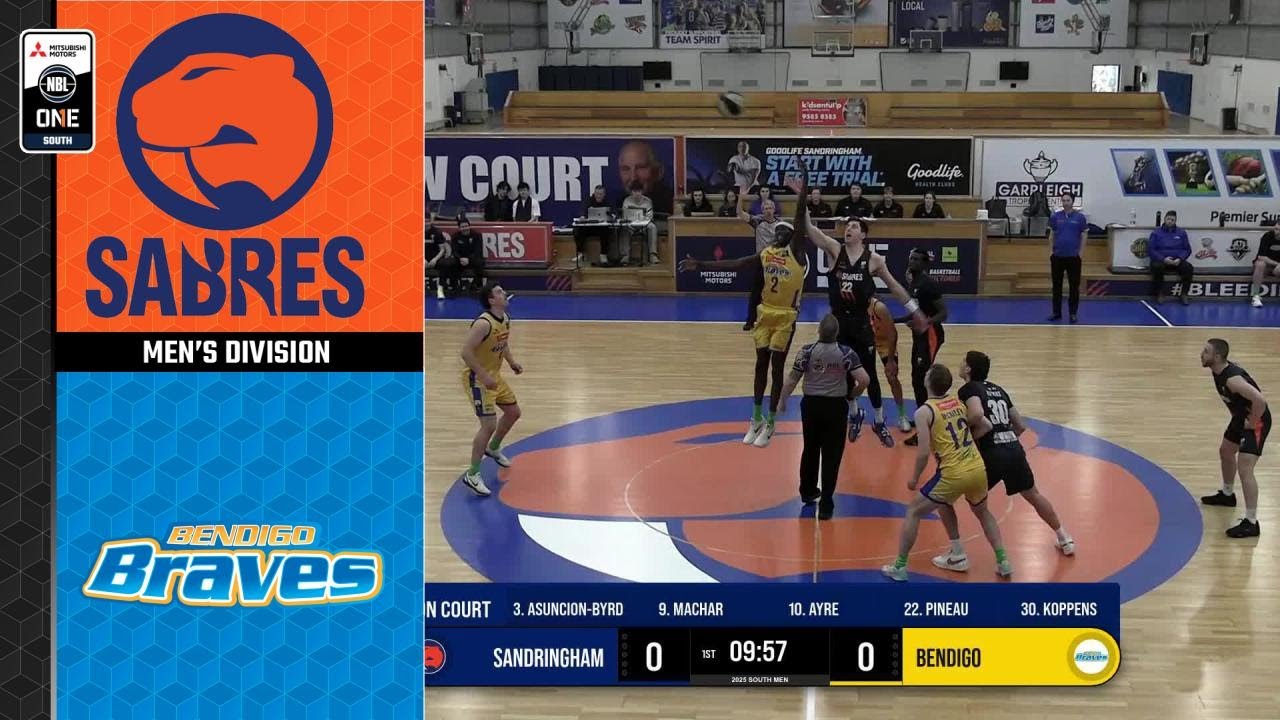 NBL1 Men | Sandringham Sabres vs. Bendigo Braves - Game Highlights ...