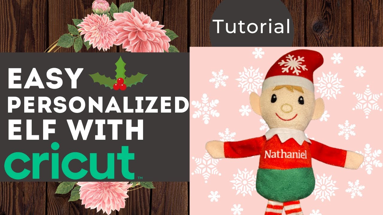 How To Personalize Dollar Tree Elves With Iron-On Vinyl I Cricut DIY ...