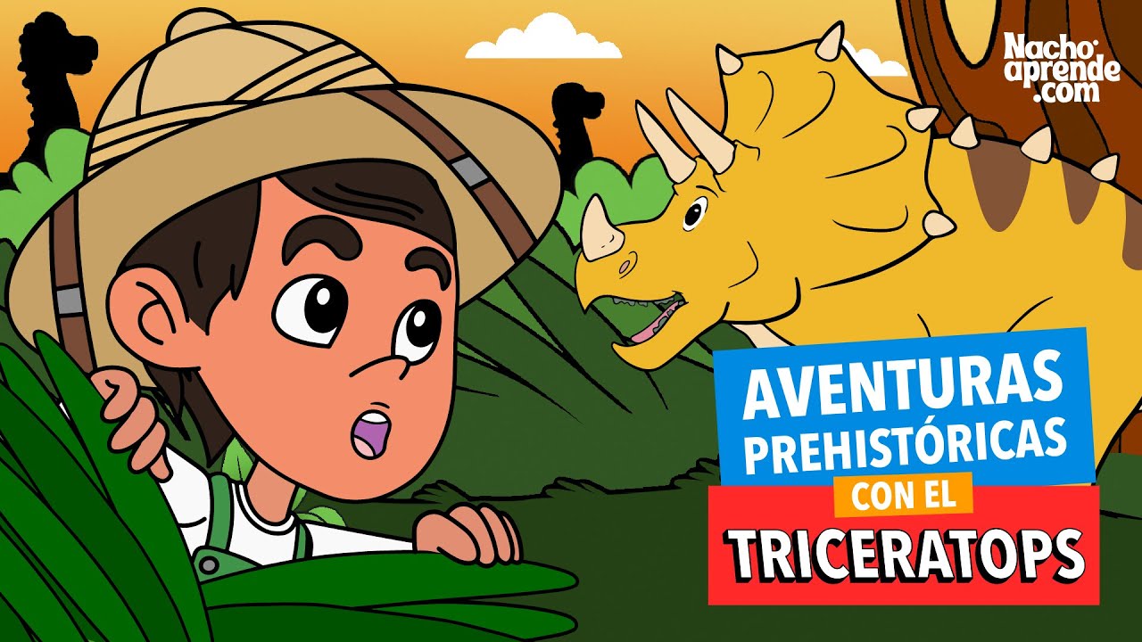 🦕🌟TRICERATOPS - El amigable DINOSAURIO herbívoro - Aventuras ...