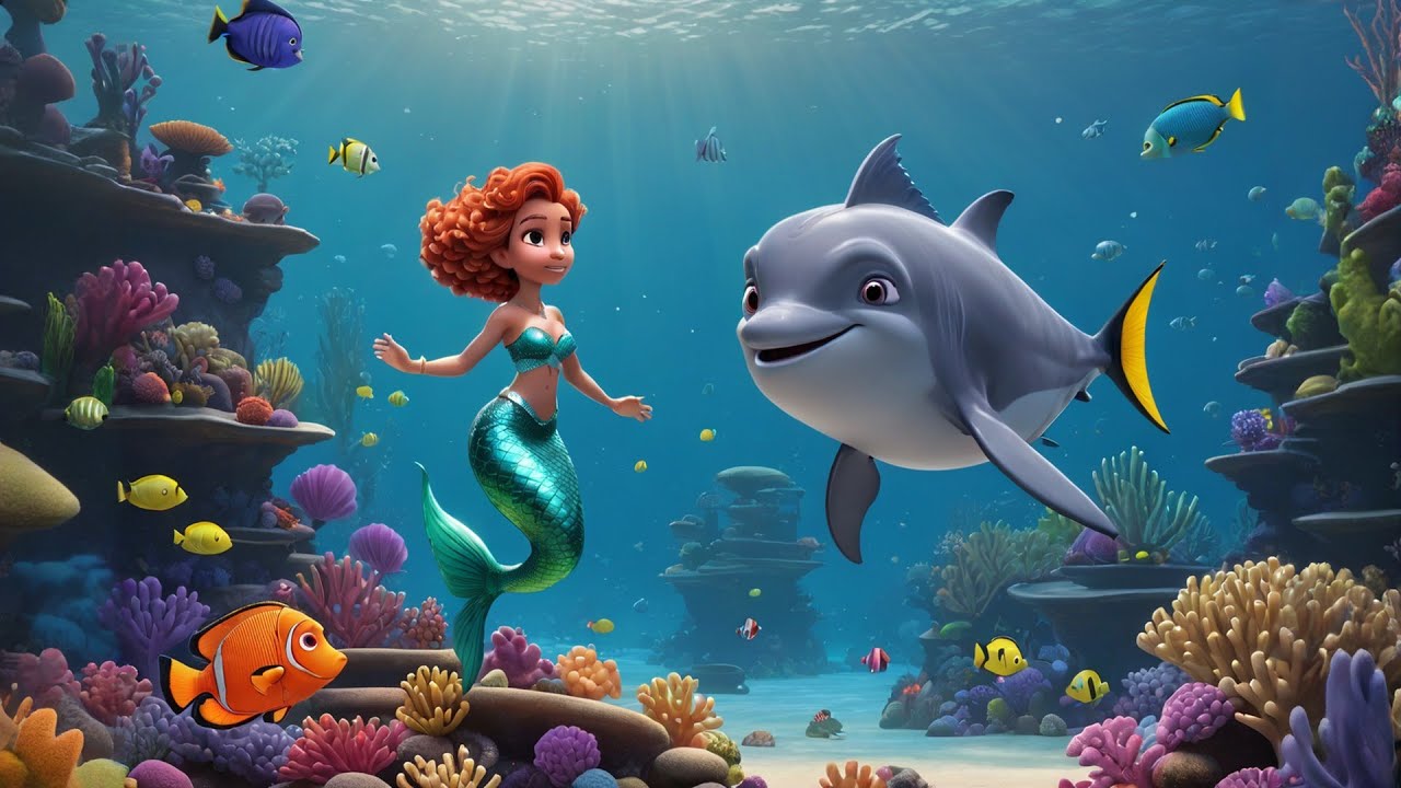 Kid's stories : Captain Coral's Ocean Rescue | Bedtime Story - YouTube