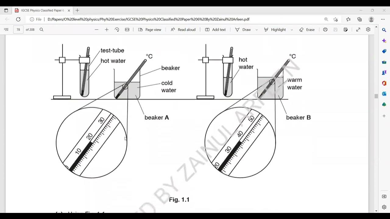 Rate of Cooling Experiments Question 2 Alternate to practicals IGCSE Physics - YouTube