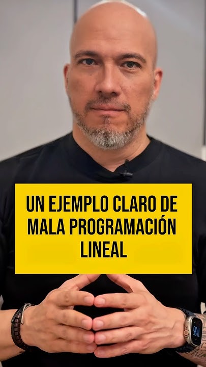 Un ejemplo Claro de mala programación lineal - YouTube