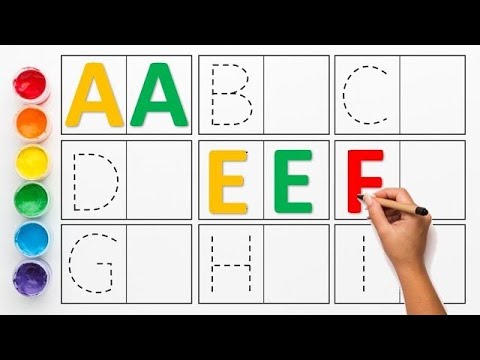 Let's Trace & Write uppercase ABCD for preschool Toddlers & Kids ...